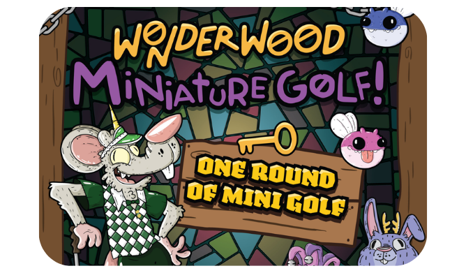 Wonderwood | Indoor Mini Golf & Cafe | Mike Bennett Studios – Bennett Buddies